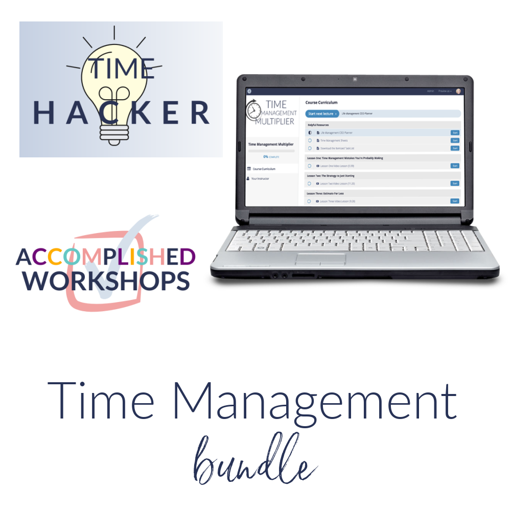 Time Management Bundle – The Intentional Mom Shop